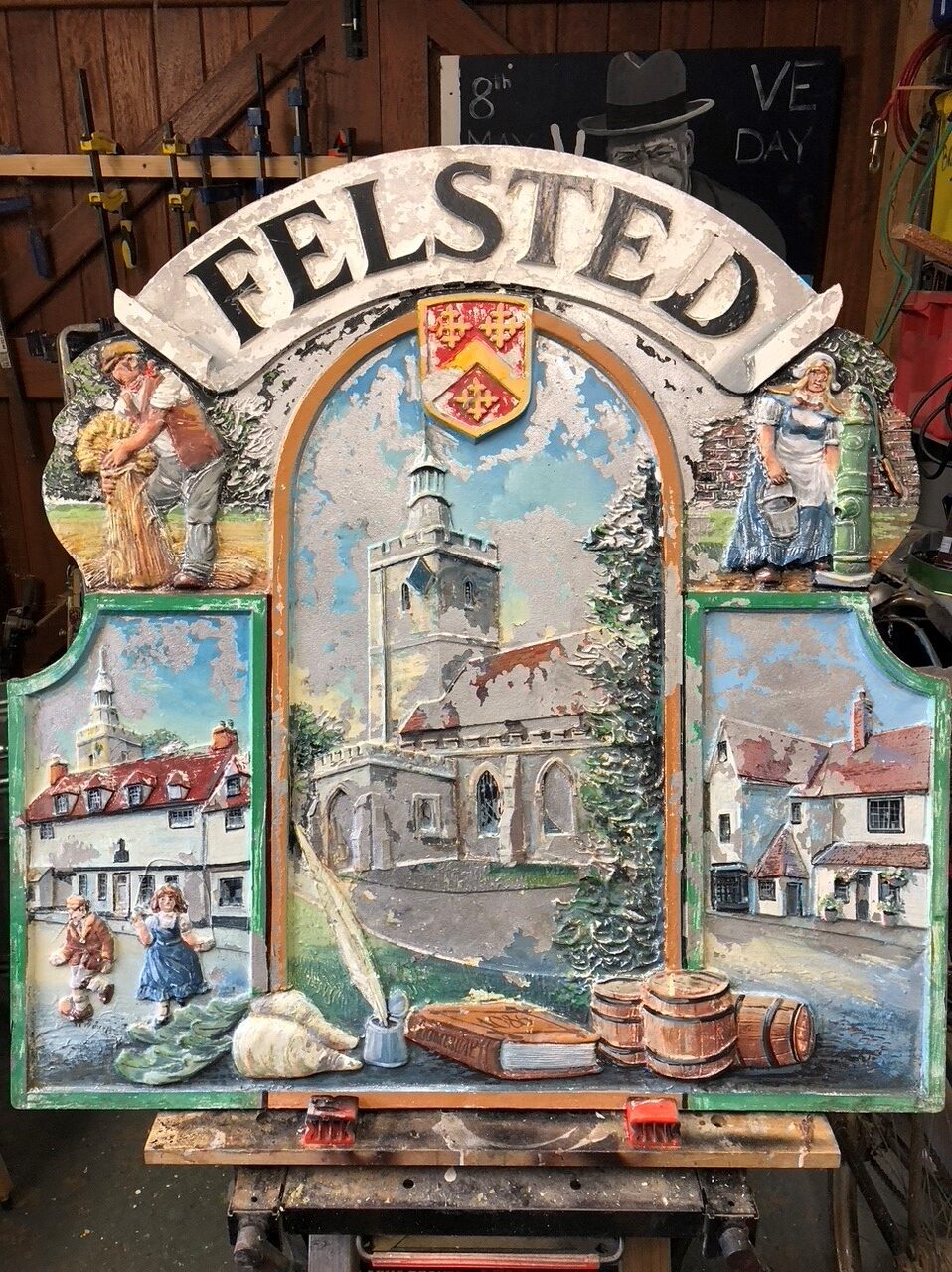 Repairing our village sign - Felsted Parish Council